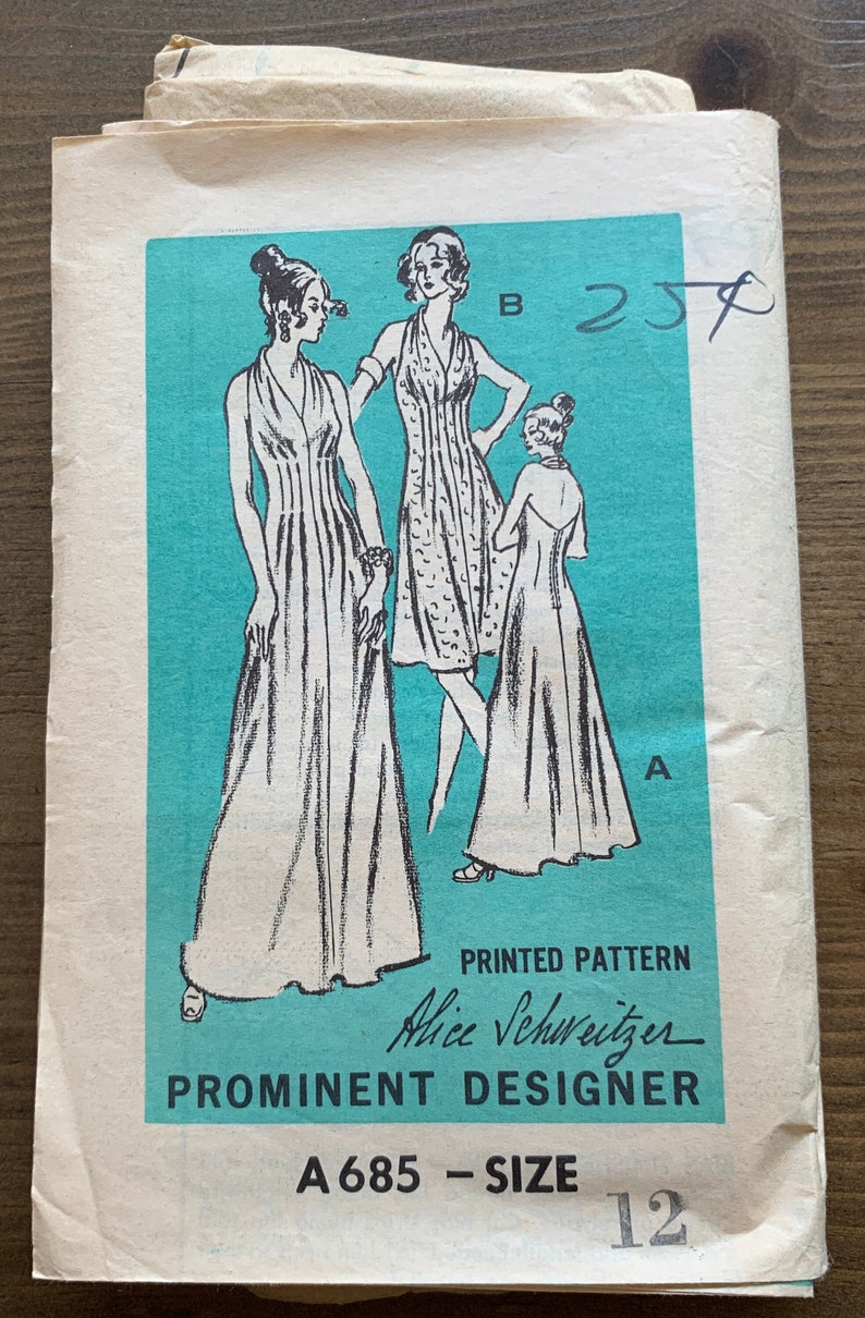 Vintage Reader Mail Inc. Sewing Pattern A685 Size 12 - Etsy