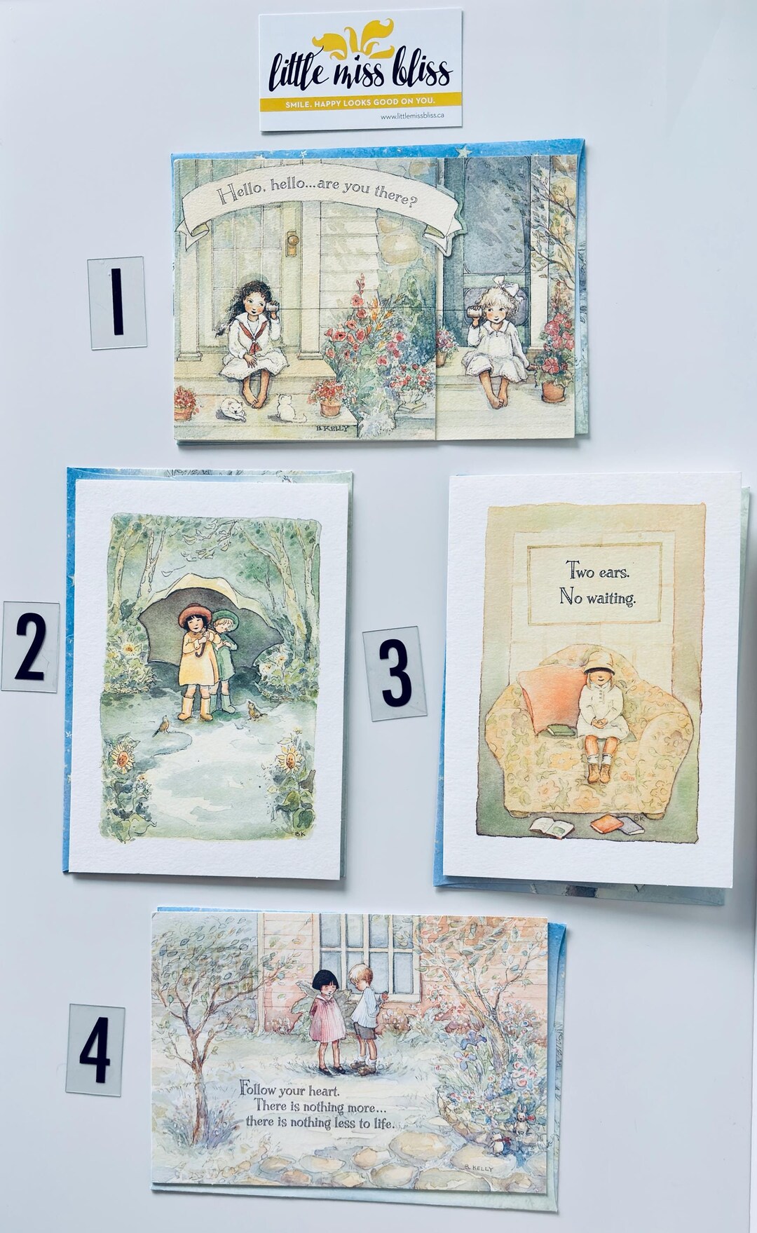 Vintage Becky Kelly Greeting Cards Spoonful of Stars Hello Cards, Part ...