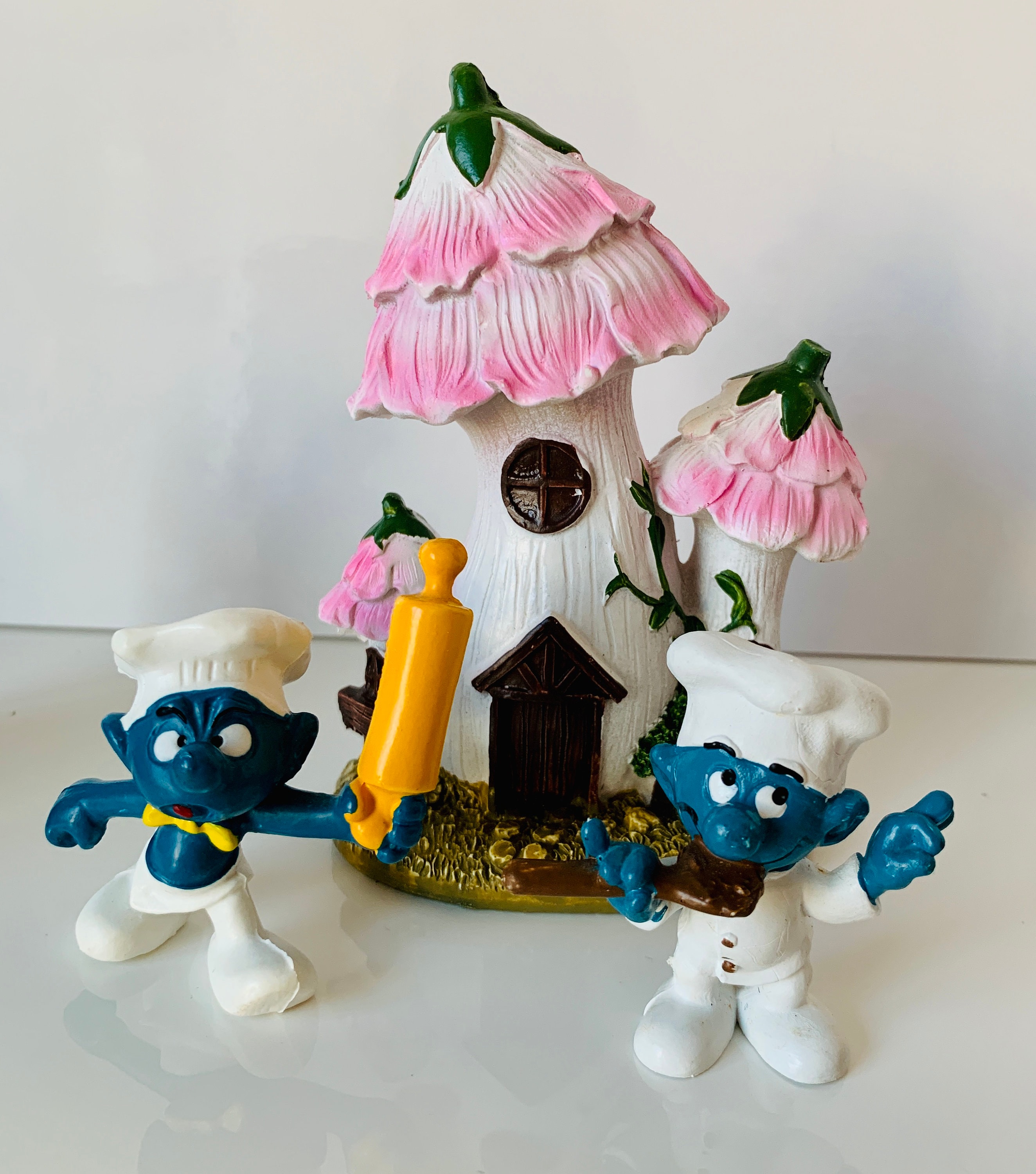 Vintage Peyo Smurfs at Work - Etsy