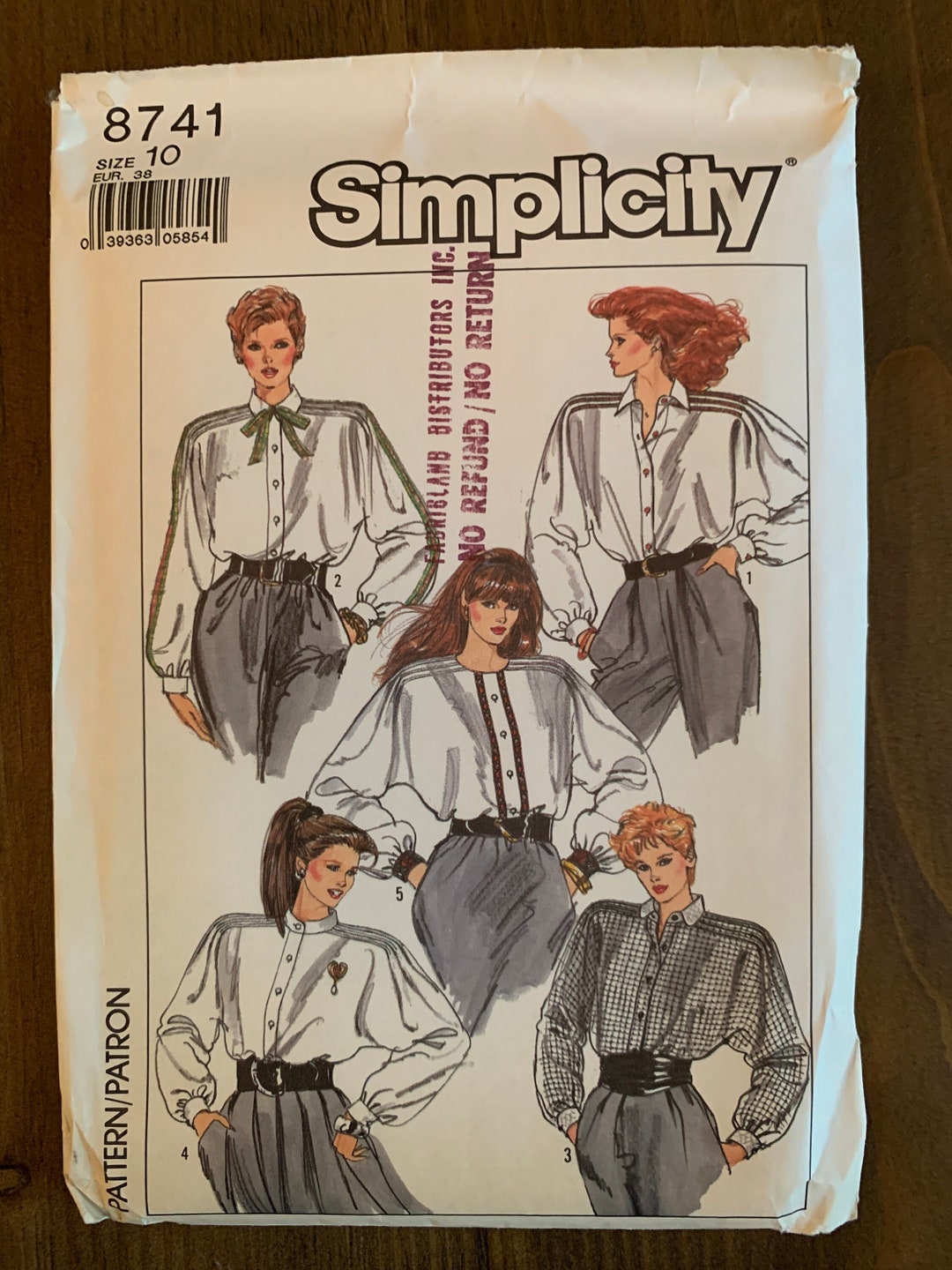 Vintage Simplicity 8741 Sewing Pattern - Factory Fold/uncut • UNUSED ...