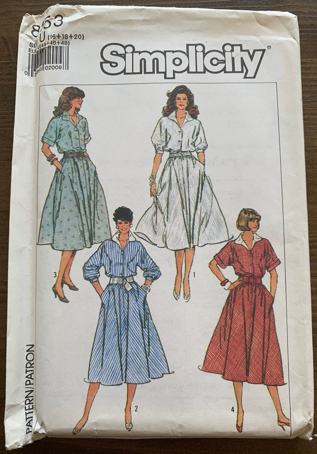 Vintage Simplicity 8153 Sewing Pattern - Factory Fold/uncut • UNUSED ...