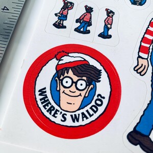 Vintage Sticker Sheets - Where's Waldo? 1991 • UNUSED • - Etsy
