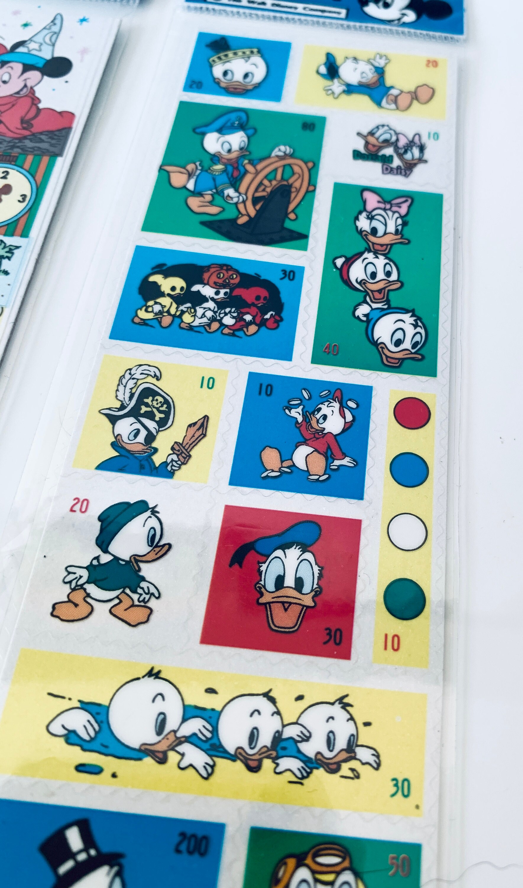 Vintage Sticker Sheets the Walt Disney Company© - Etsy