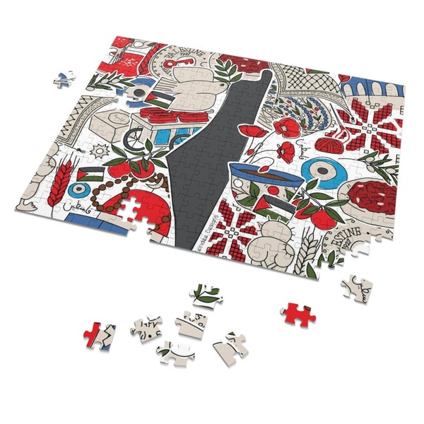 Palestine Art Puzzle - Etsy