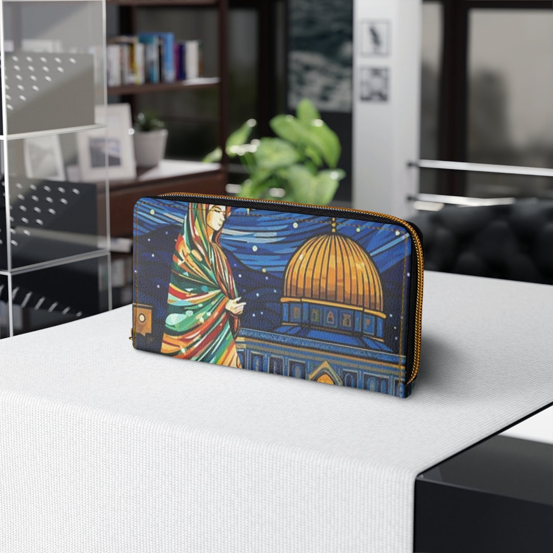 Palestine Starry Night Themed Purse Palestine Wallet Free - Etsy