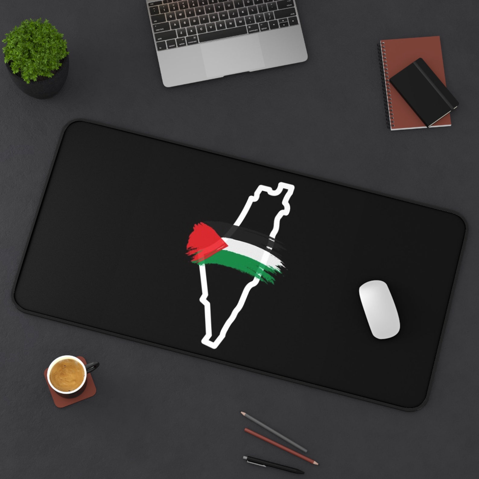 Free Palestine Map Desk Mat: Palestine Mouse Pad Custom - Etsy Canada