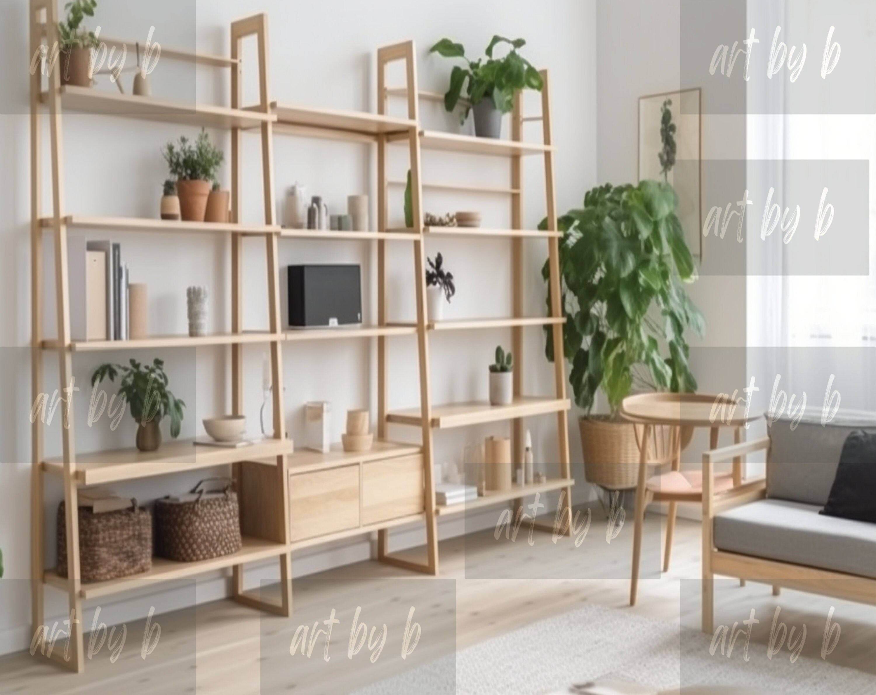 Modern Office Shelves Zoom Background Video Meeting Background ...