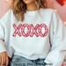 Xoxo PNG, Faux Embroidery XOXO PNG, Valentine Sublimation, Rockin ...