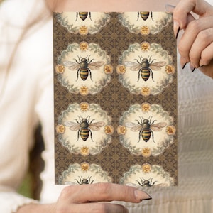 18 Vintage Bees Digital Seamless Papers/digital Download/instant ...