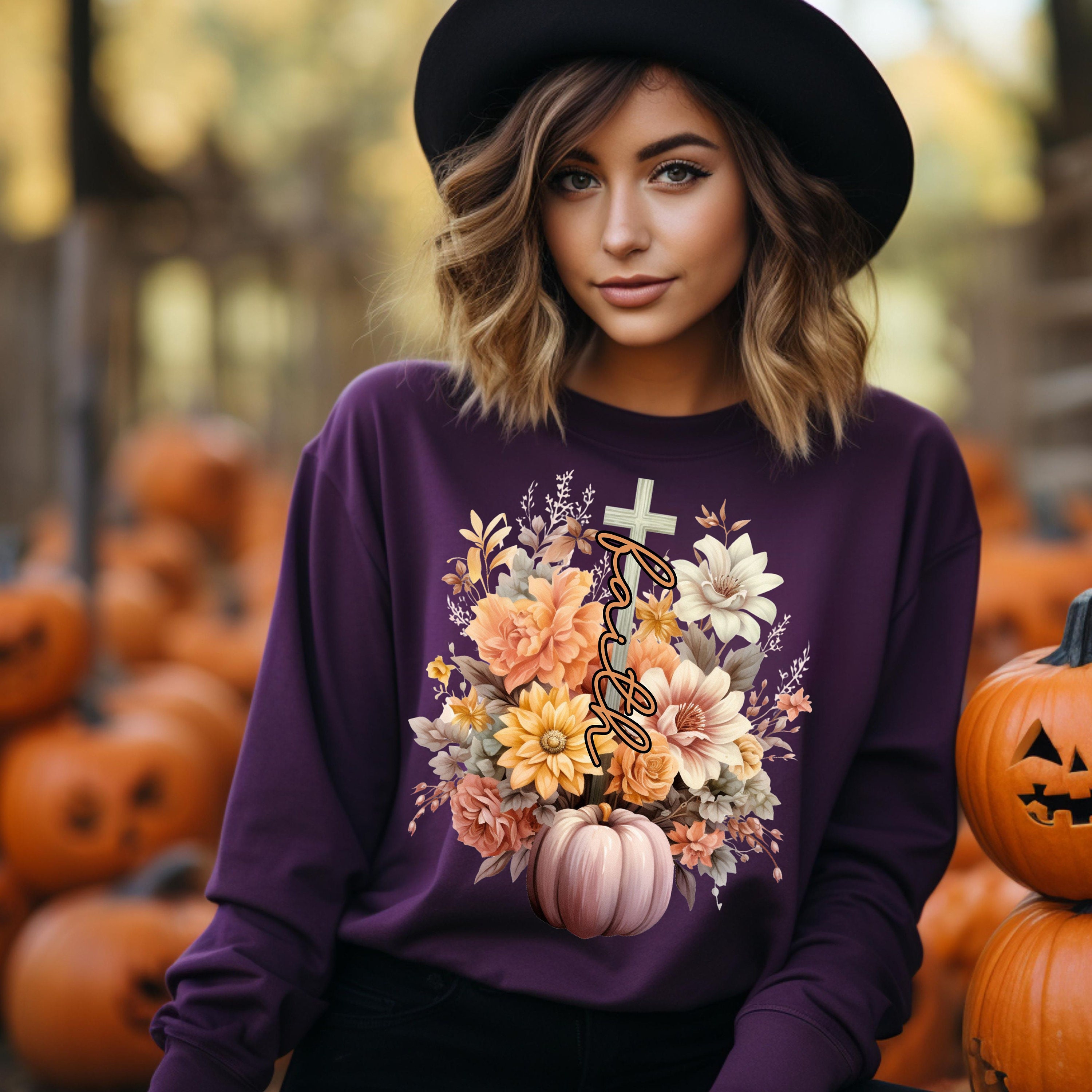 Faith Boho Fall PNG Clipart, Autumn Christian Sublimation, Pastel ...