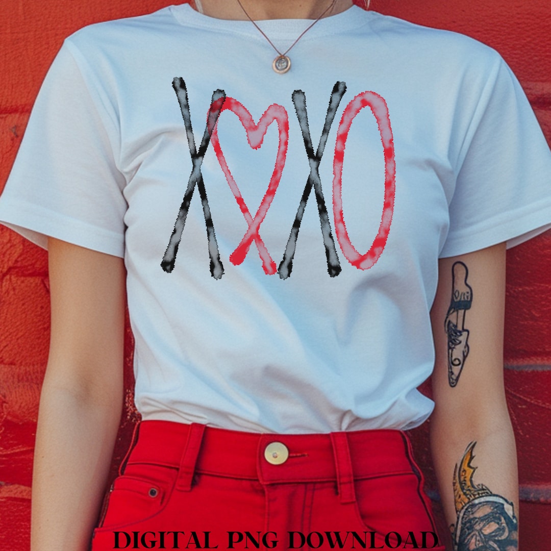 Grunge XOXO Signature Valentine Printable Valentines Day PNG Image ...