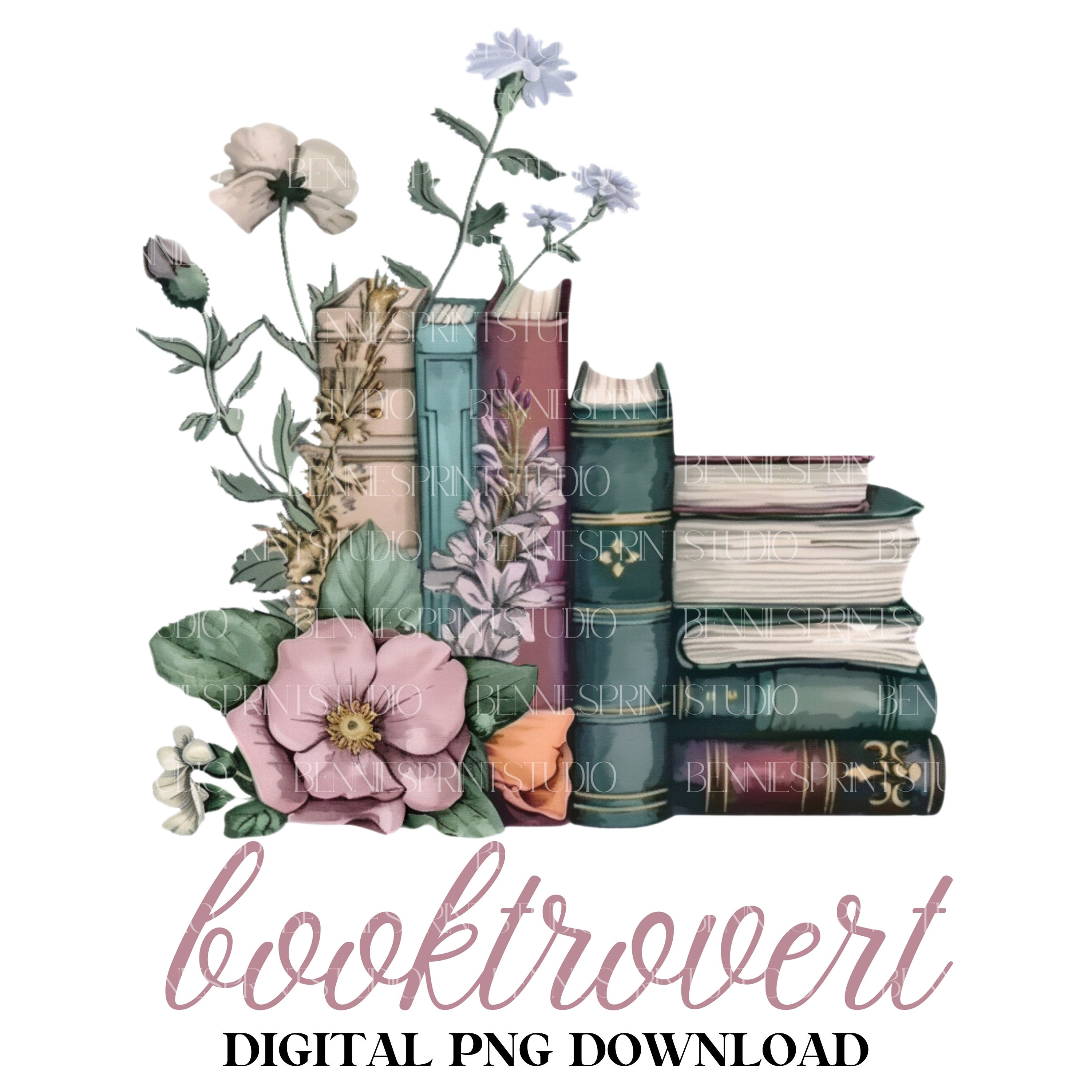 35 Booktrovert Lover Clipart, Book Nerd, Books Quotes Bundle Png ...