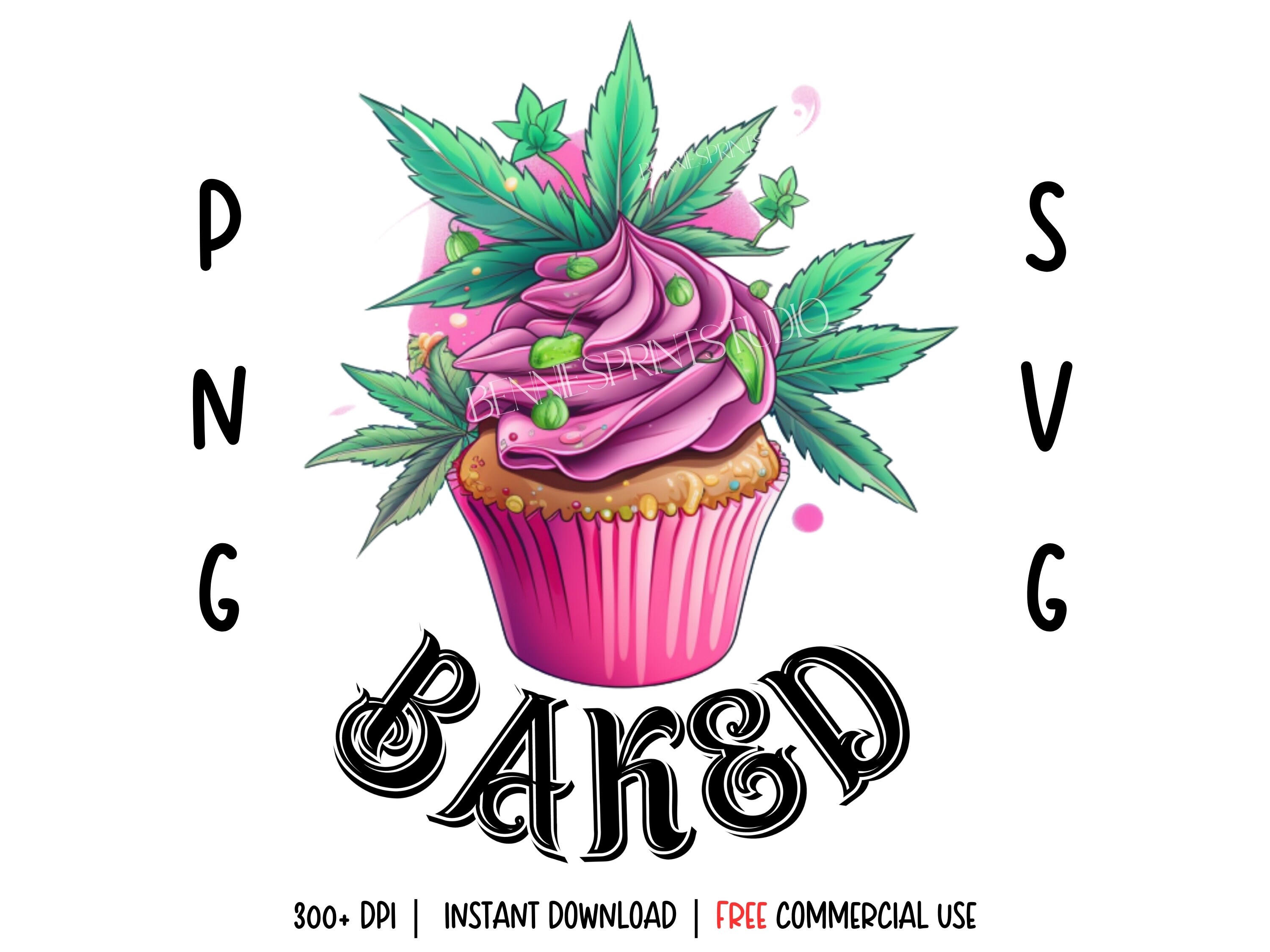 Weed Cupcake