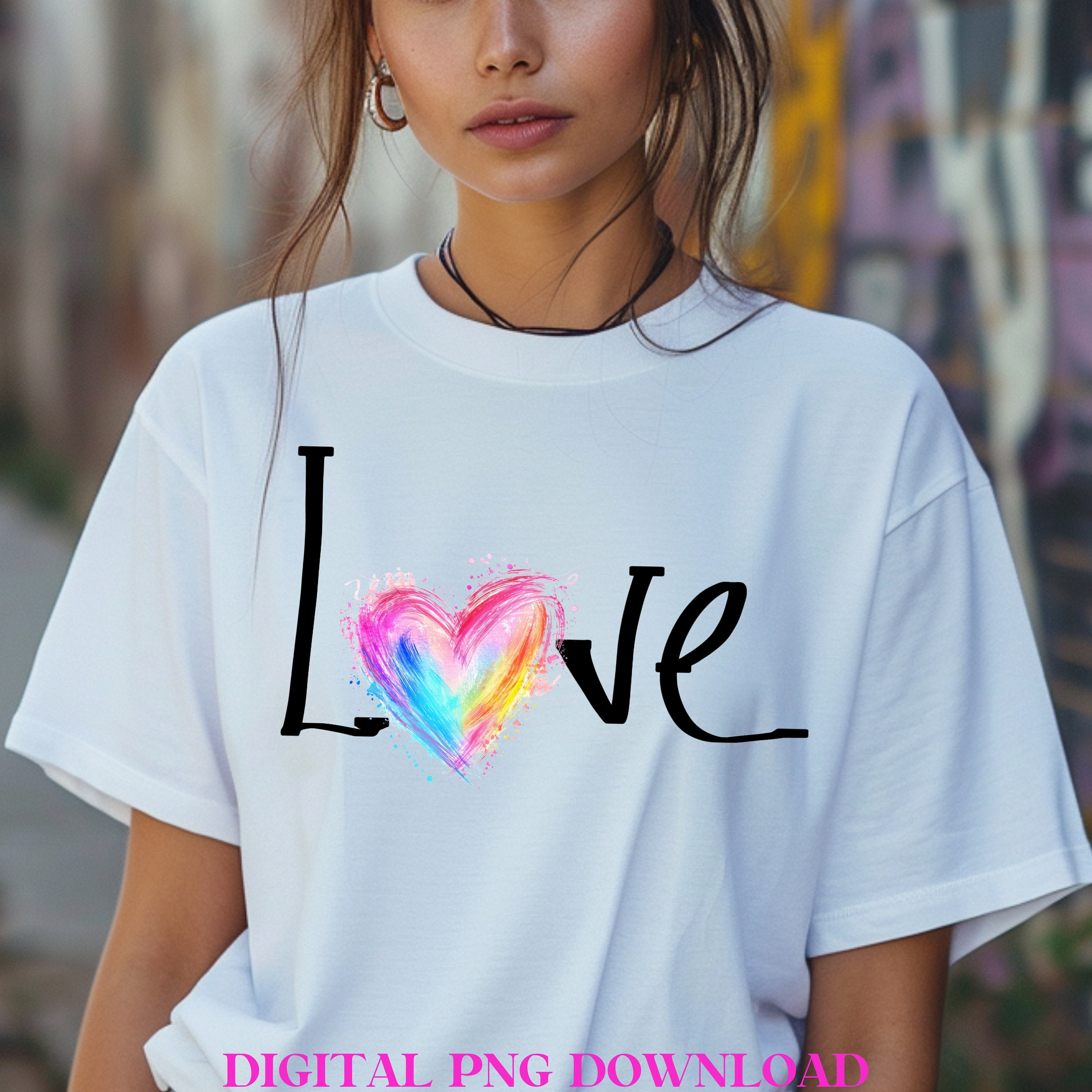 Rainbow Heart Valentine's Day Shirt PNG Wedding PNG Valentine Teacher ...