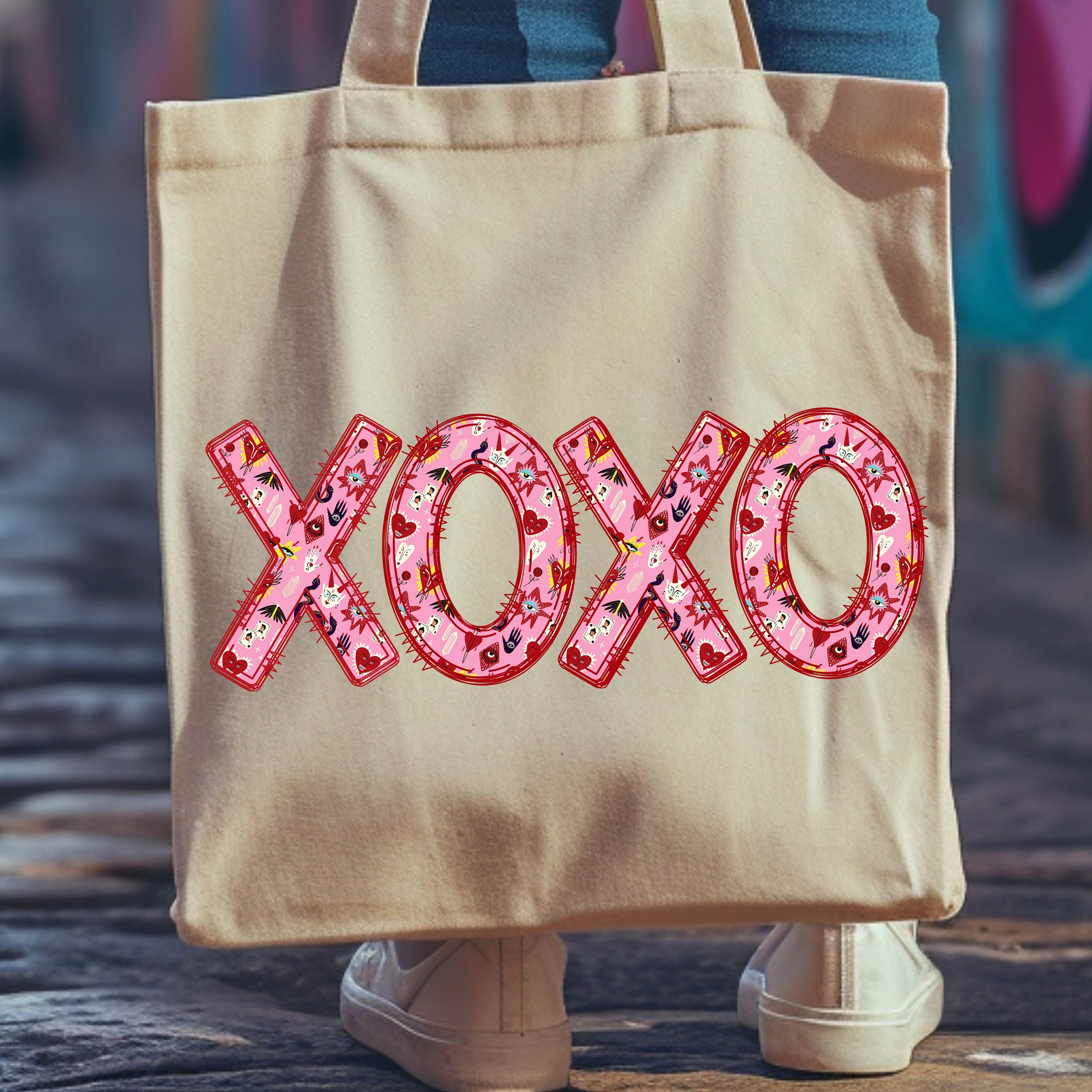 Xoxo PNG, Faux Embroidery XOXO PNG, Valentine Sublimation, Rockin ...