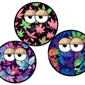 14 Smiley Face Cannabis Clip Art/weed Clipart/toker Sublimation ...