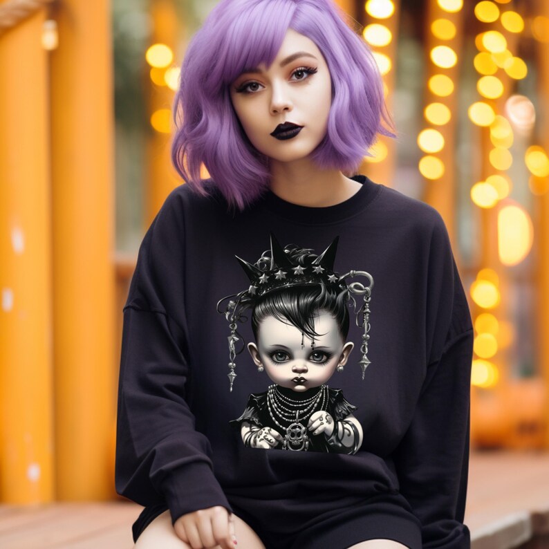 8 Gothic Babies PNG Clip Art/halloween Png/bat Sublimation/imp Clipart ...