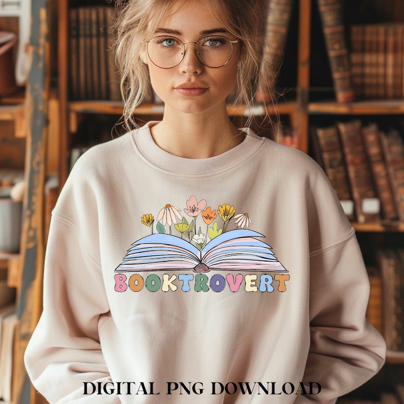 35 Booktrovert Lover Clipart, Book Nerd, Books Quotes Bundle Png ...