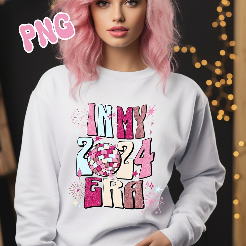 In My 2024 Era, New Year 2024 PNG, Happy New Year Clip Art, Trendy 2024 ...
