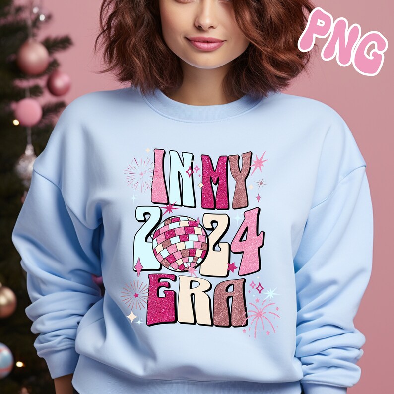 In My 2024 Era, New Year 2024 PNG, Happy New Year Clip Art, Trendy 2024 ...
