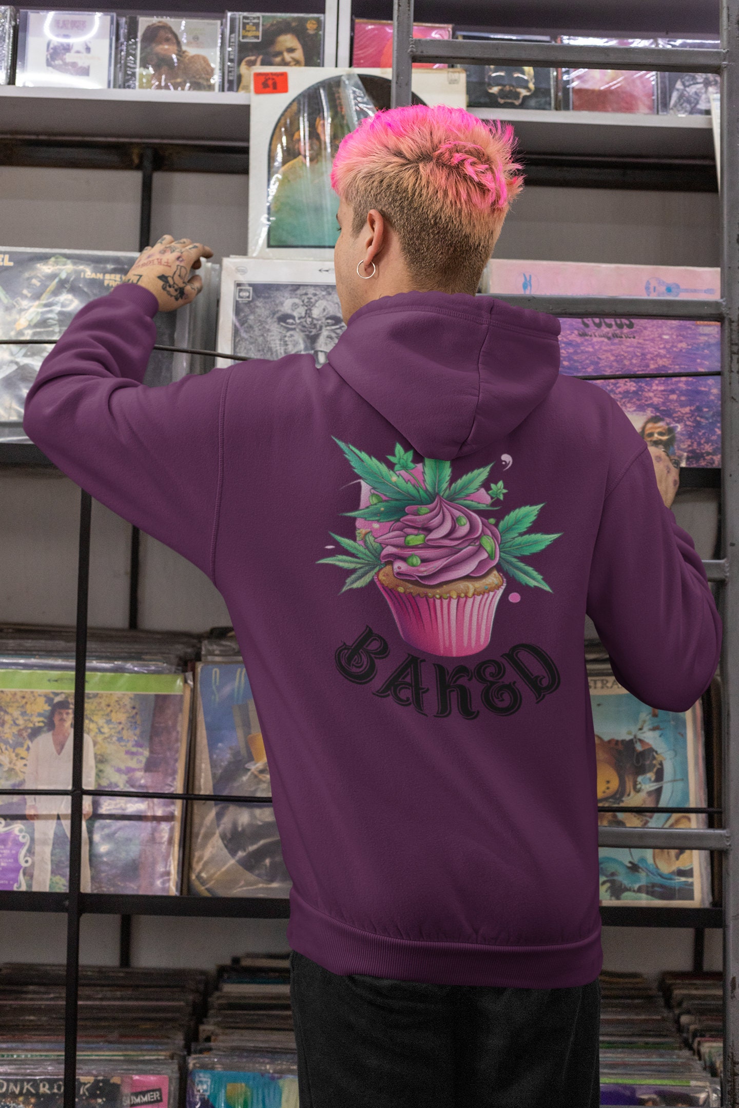 Baked Cannabis Cupcake Clip Art/weed Stoner Print/toker Digital ...
