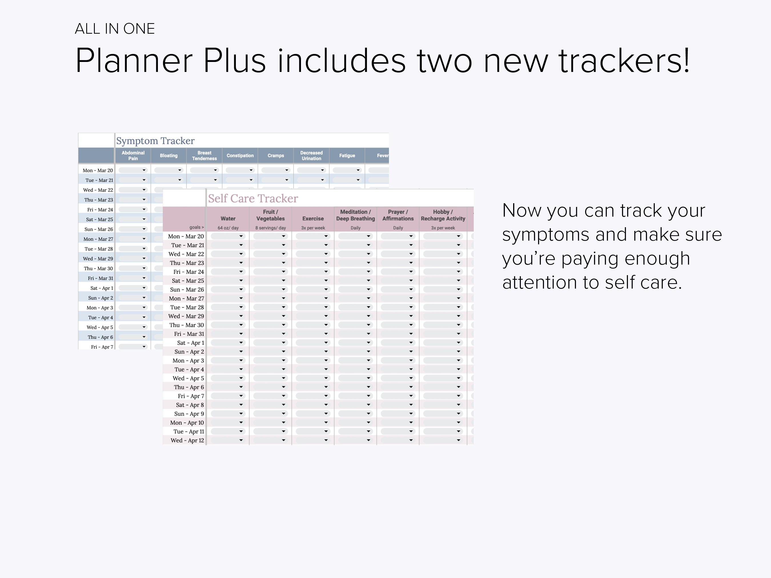 Digital IVF Tracker Plus for Google Sheets - Keep Your Fertility ...