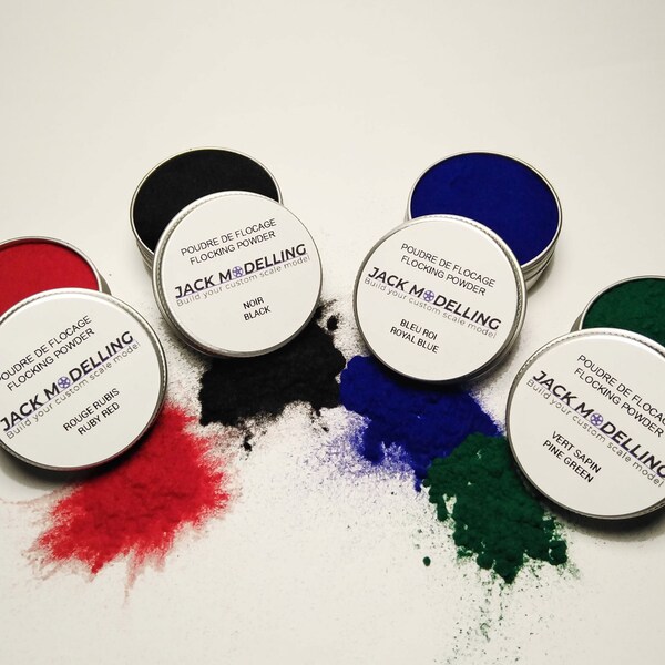 Black Flocking Powder - Etsy