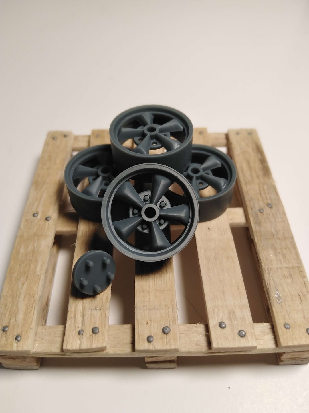 Set of 4 Rims for 1/24 and 1/18 Scale Model and Miniature Cars ...
