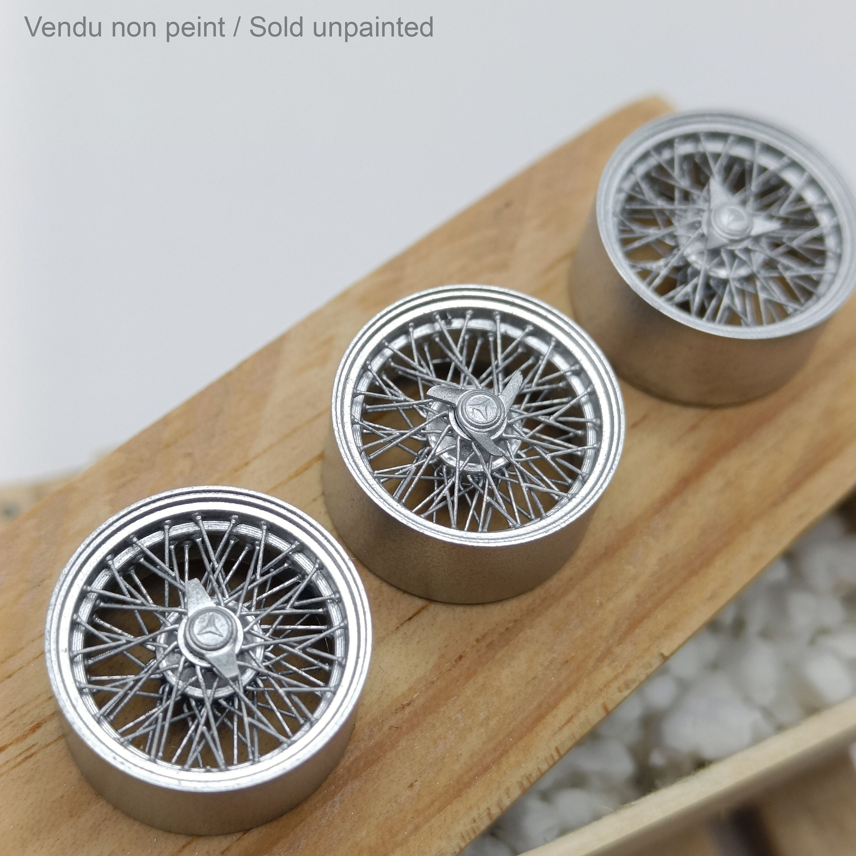 Set of 4 Rims for 1/24 1/18 Model Car (rudge-whitworth Wheels) - Etsy