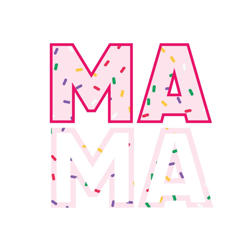 MAMA Sprinkles SVG PNG Bundle L Mothers Day Gift L Personalized Gifts ...