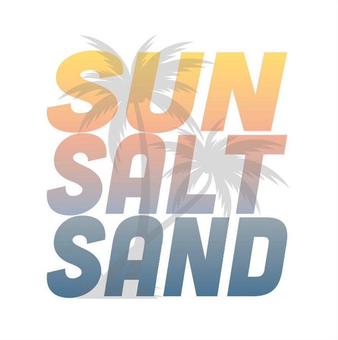 Sun Salt Sand Beach Vacation SVG and PNG Bundle, Family Vacation Shirts ...