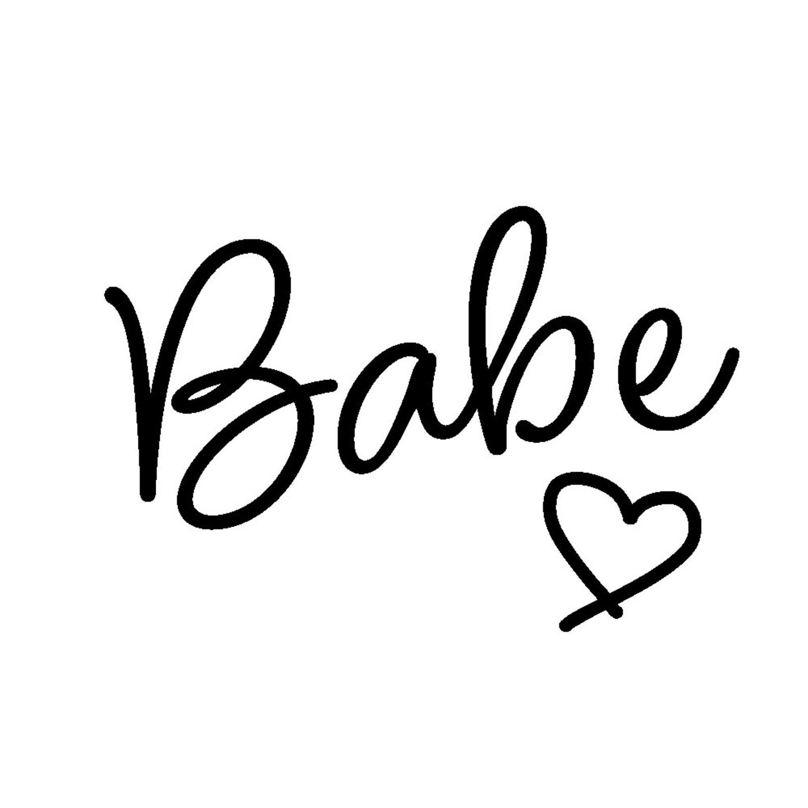 Babe SVG/PNG Bundle - Pink and Black - Etsy