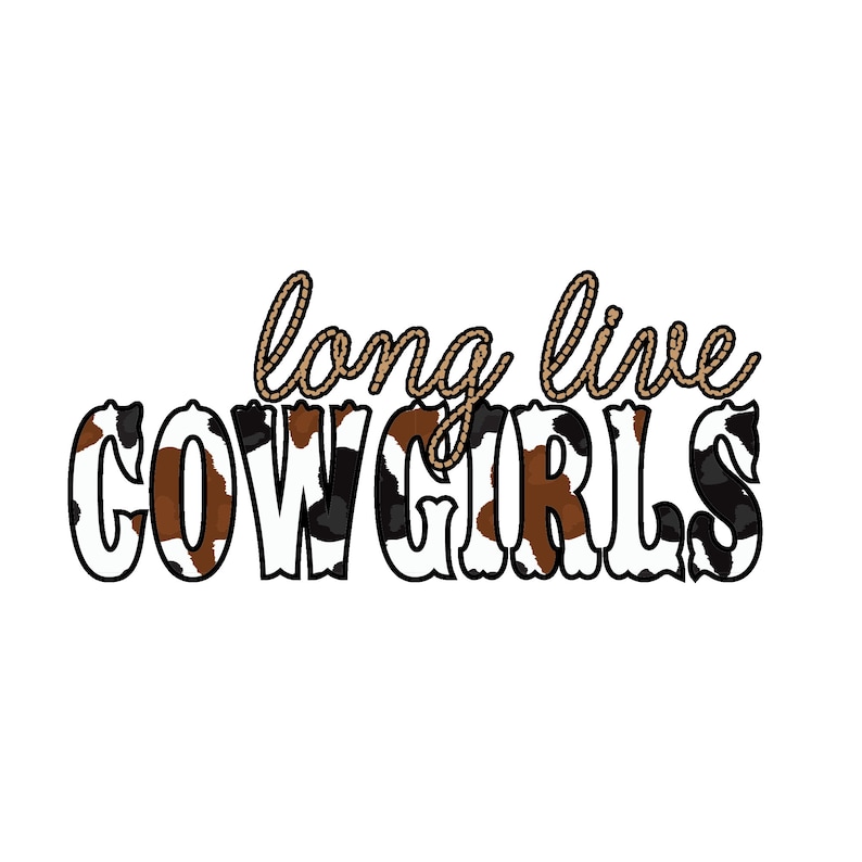 Long Live Cowgirls Rodeo Roping SVG/PNG Bundle L Western Digital ...