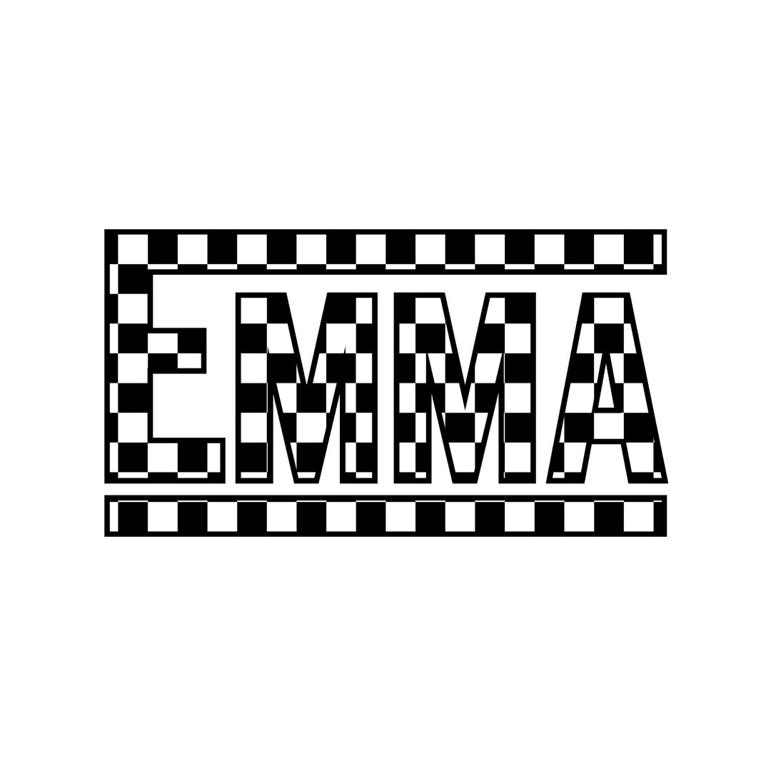 Checkered Shoe Inspired Emma SVG PNG Bundle, Gifts for Her, Mama and ...