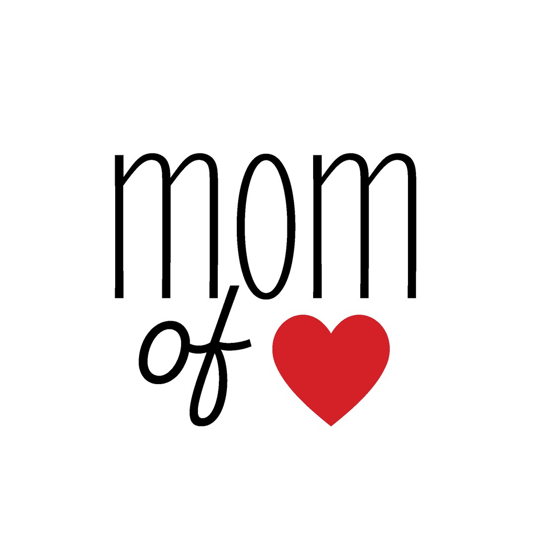 Mom of One Heart SVG PNG Bundle L Mother's Day Gift L Mama and Mini SVG ...