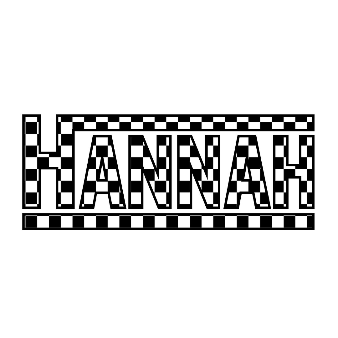 Checkered Shoe Inspired Hannah SVG PNG Bundle, Gifts for Her, Mama and ...