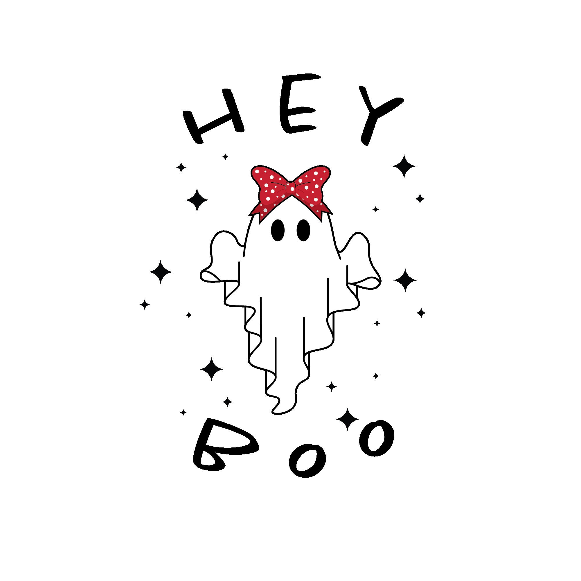 Hey Boo Ghost Halloween SVG PNG Bundle Halloween Gifts Funny - Etsy