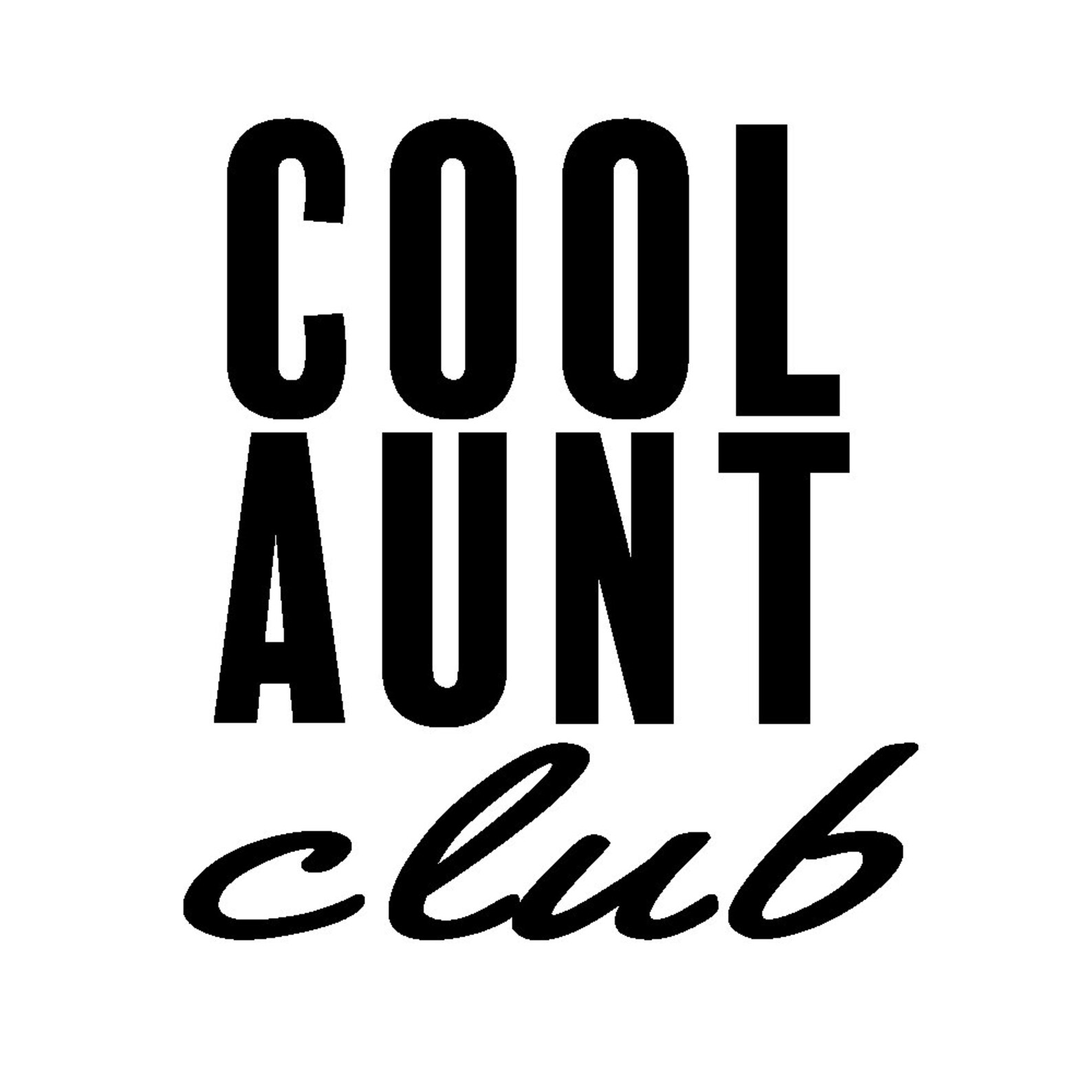 Cool Aunt Club SVG/PNG Bundle - Etsy