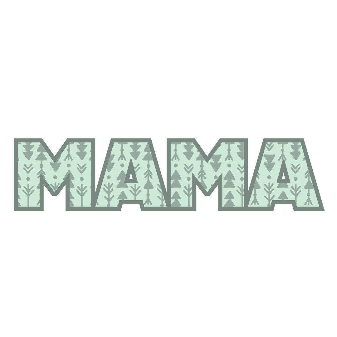 Boho Maternity Mama Footprint SVG PNG Bundle L Mother's Day Gift L ...