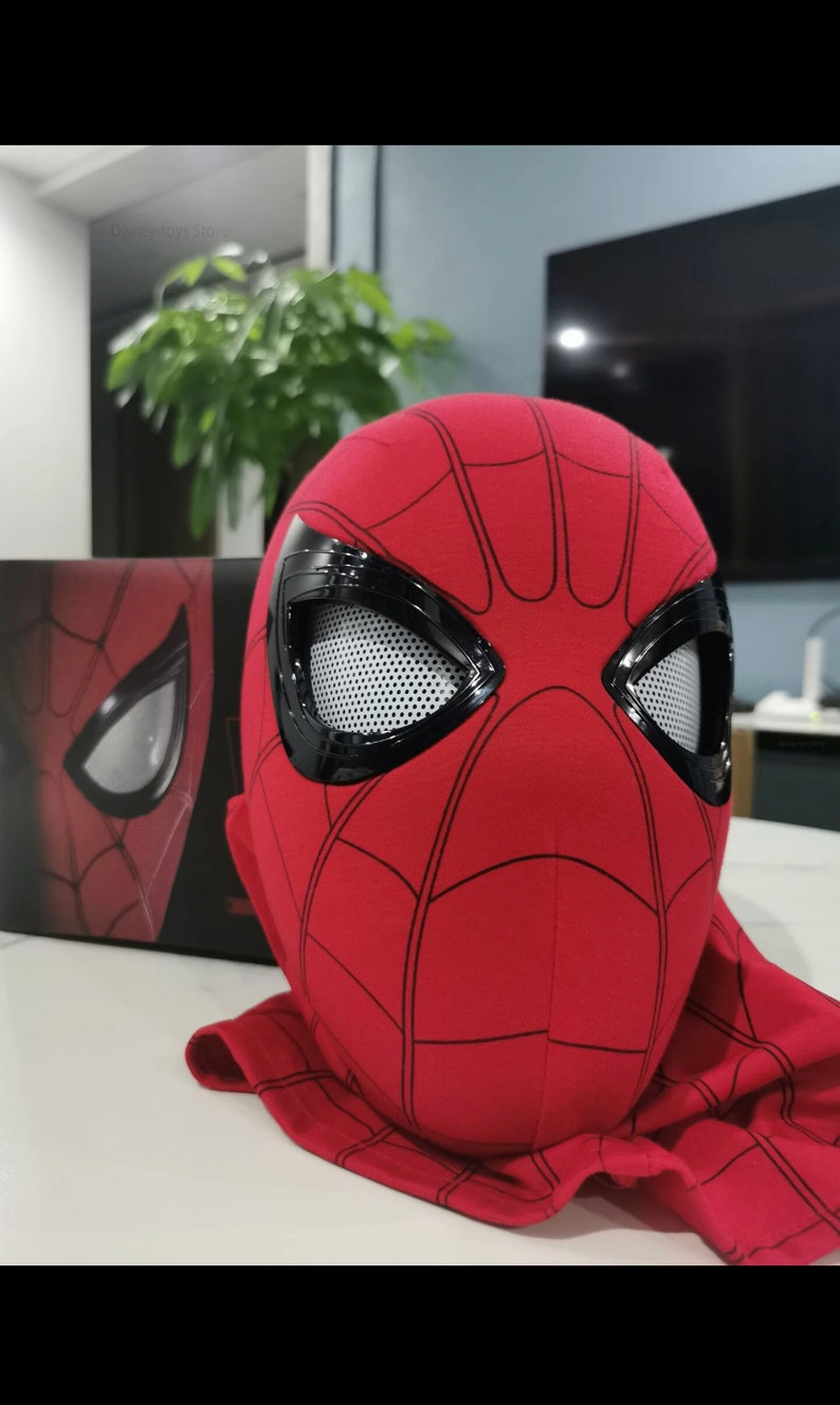 Spider-man Mask With Moving Eyes Gift for Marvel Lover - Etsy
