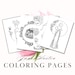 Jane Austen & Regency Coloring Book Pages - Etsy