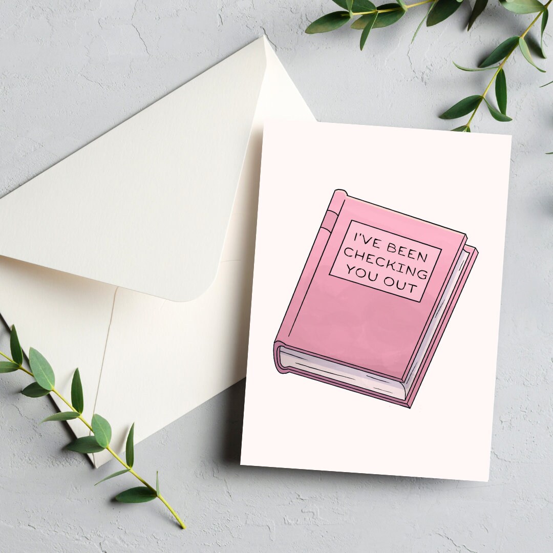 I've Been Checking You Out Valentine's Day Card - Etsy