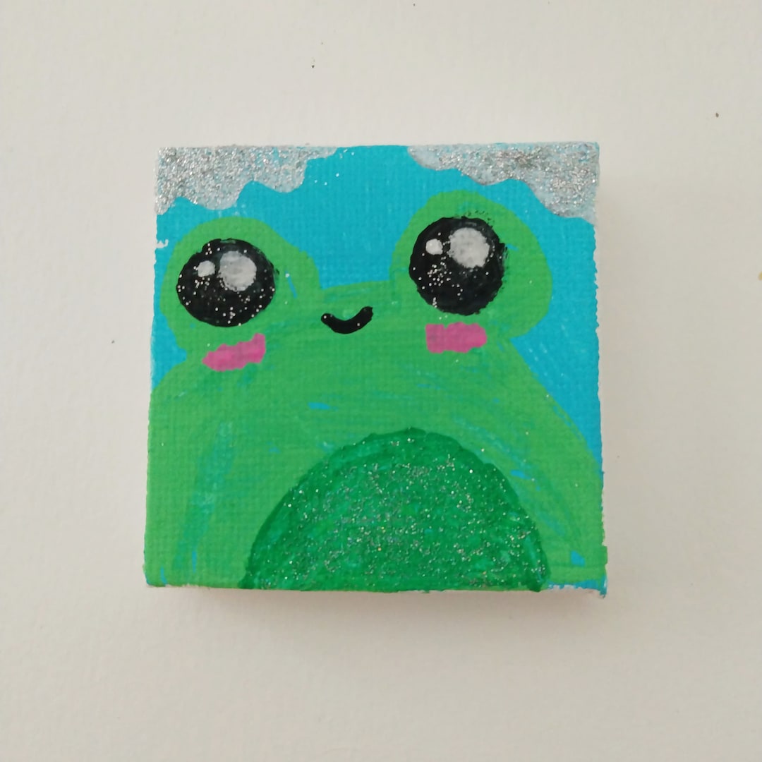 Glitter Frog - Etsy