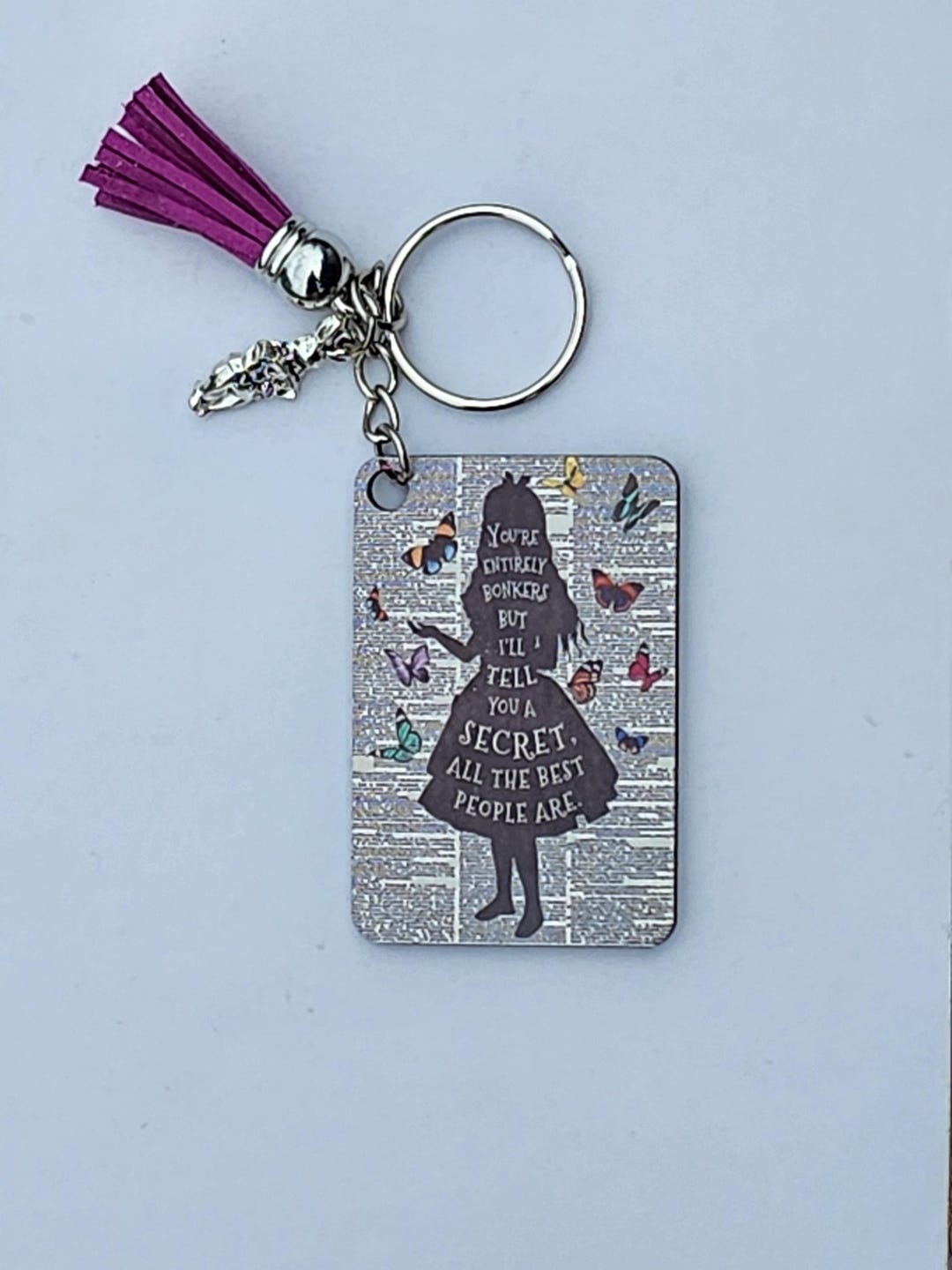 Alice in Wonderland Keychain - Etsy