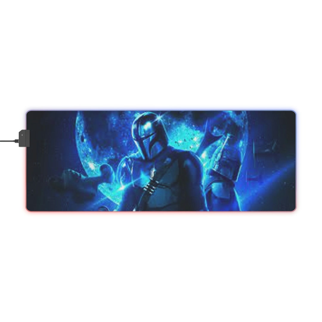 LED Gaming Mouse Pad Mandalorian - Etsy