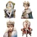 Christmas Prince Watercolor Clipart Bundle, Transparent PNG, Cute ...