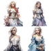 Warrior Princess Watercolor Clipart Bundle, Transparent Png,pretty ...