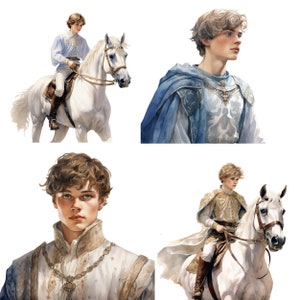 Medieval Prince Watercolor Clipart, Transparent PNG, Prince Clipart ...