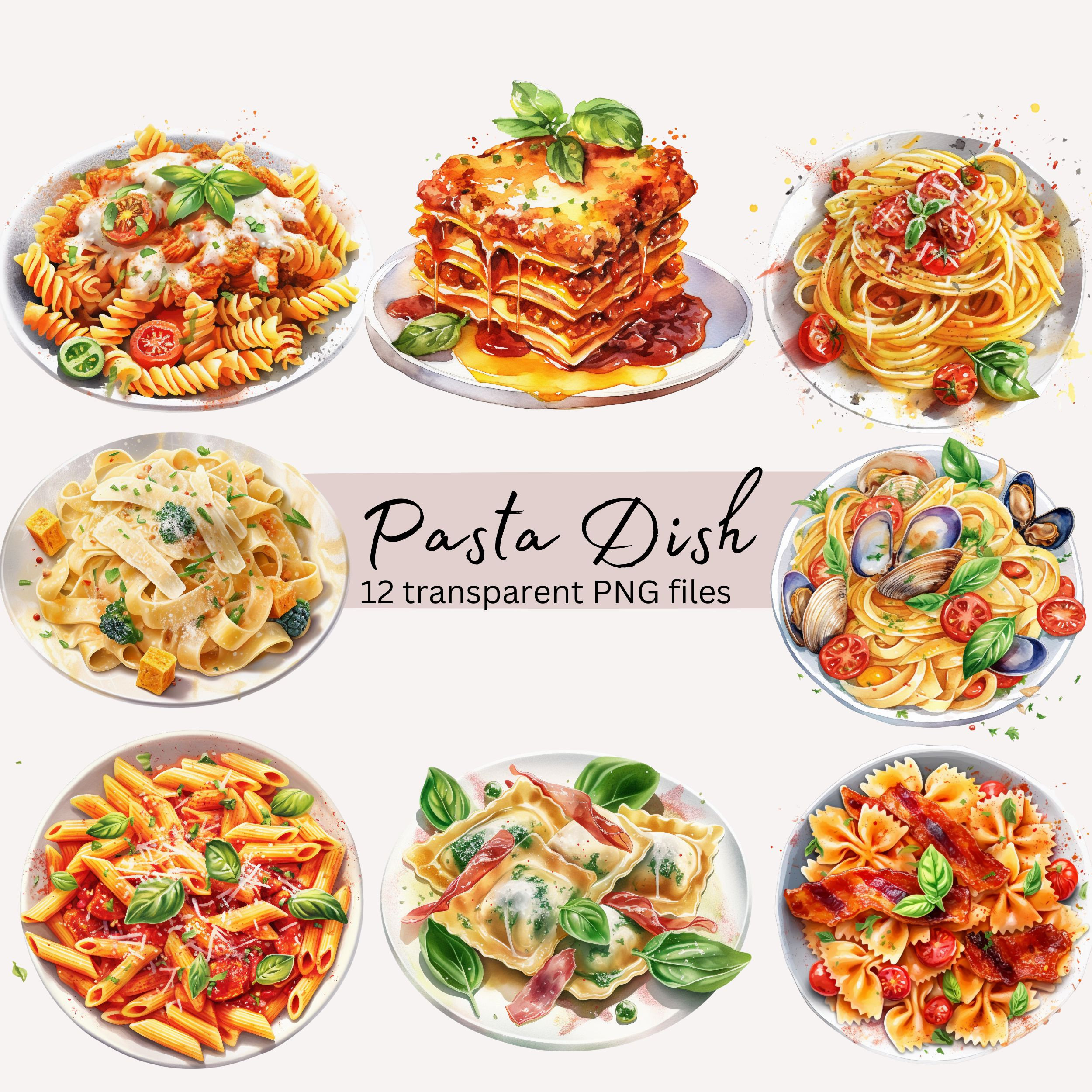 Italian Pasta Clipart