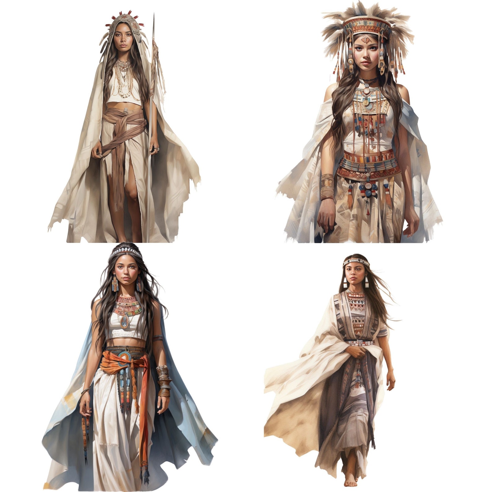 Ancient Inca Girls Clipart, Transparent PNG, Pretty Girls Clipart ...